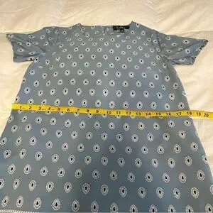 Lulus | Dresses | Lulus Xs Secret Paradise Blue Mixed Print Shift Mini ...